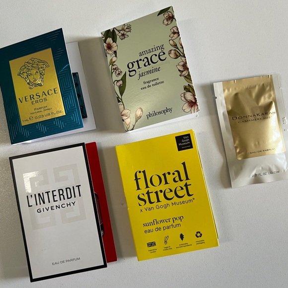 Versace | Bath & Body | Nwt 5 Piece Perfume Sampler Bundle | Poshmark